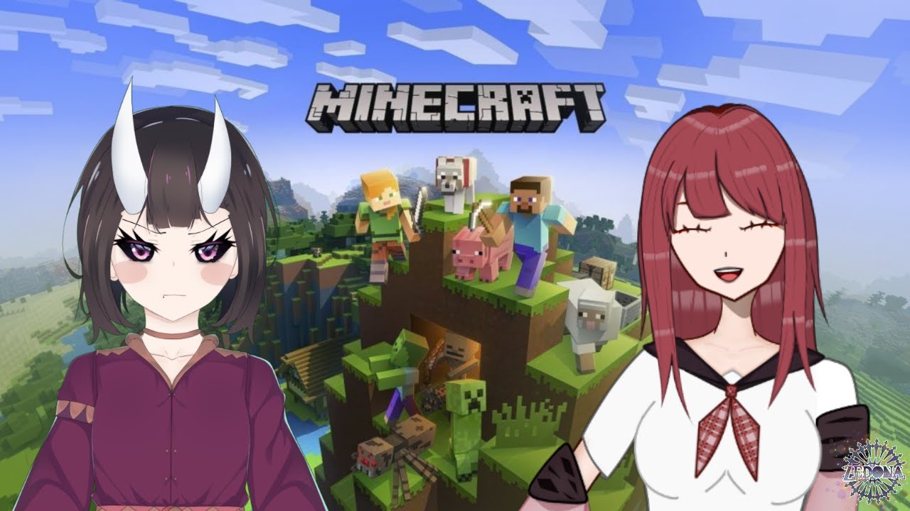 【Minecraft】funny block game w/The Red Peddler【ZEDONA | Omi Kamiyama ...