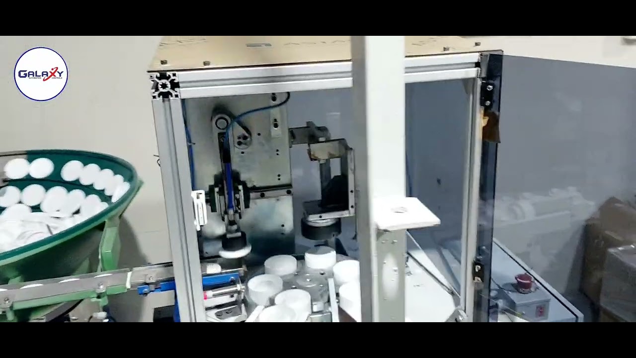 Plastic Jar Bottom Assembly #Cap Assembly #Galaxy Automation #SPM - YouTube
