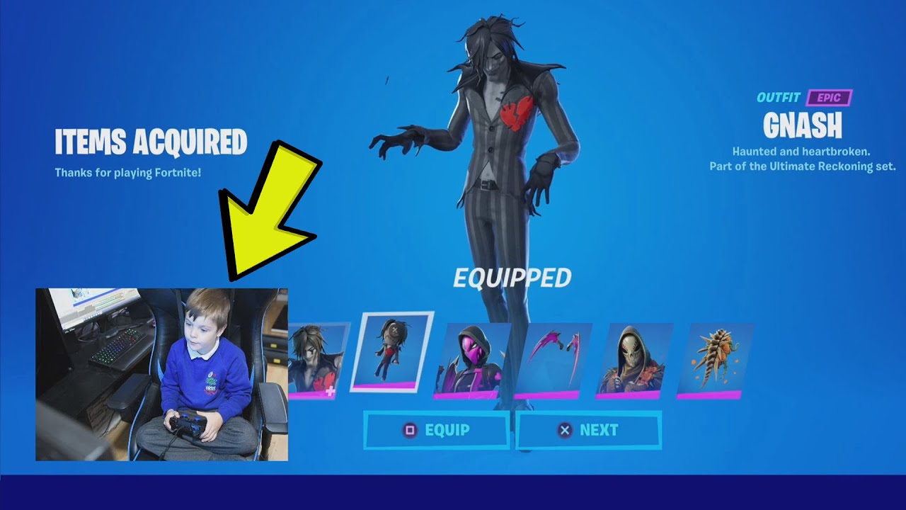 After School My 7 Year Old Kid Spent 6,000 VBucks Buying NEW Fortnite ...