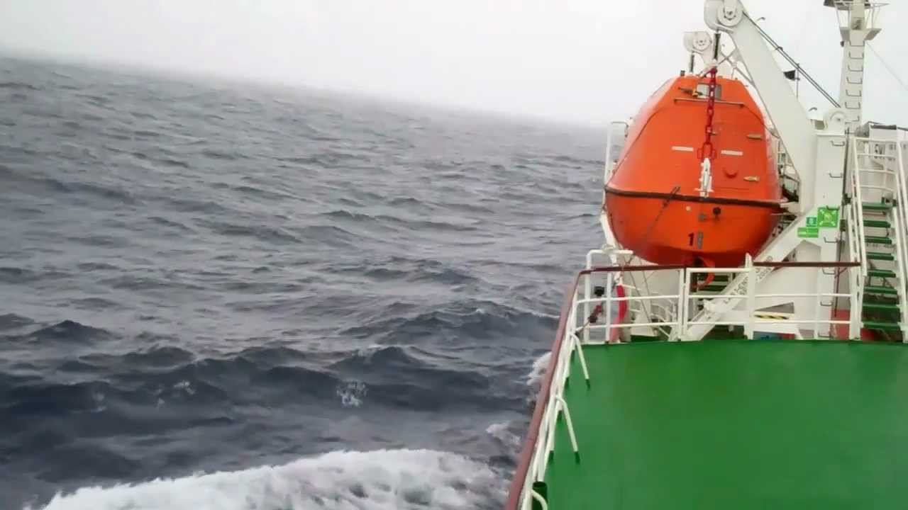Relatively Calm Day in the Drake Passage - MV Antarctic Dream - YouTube