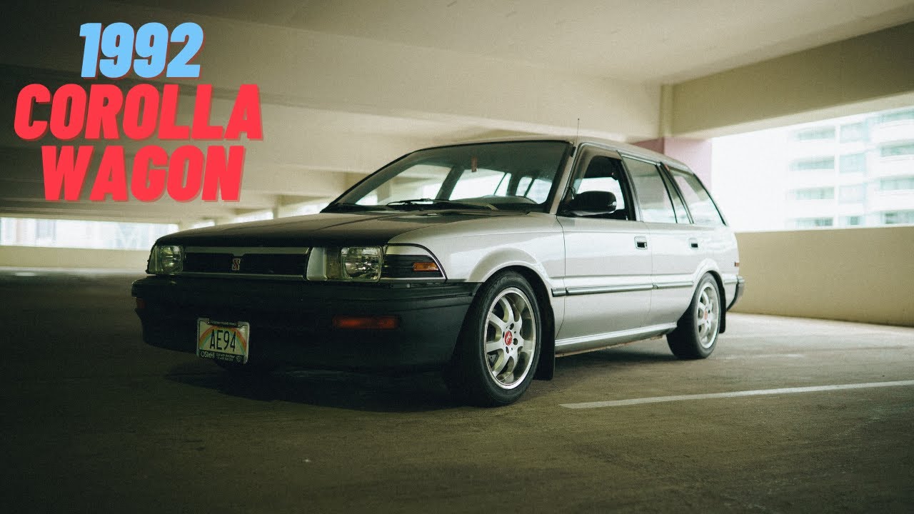 AE94 TOYOTA COROLLA WAGON Full Walk Through - YouTube