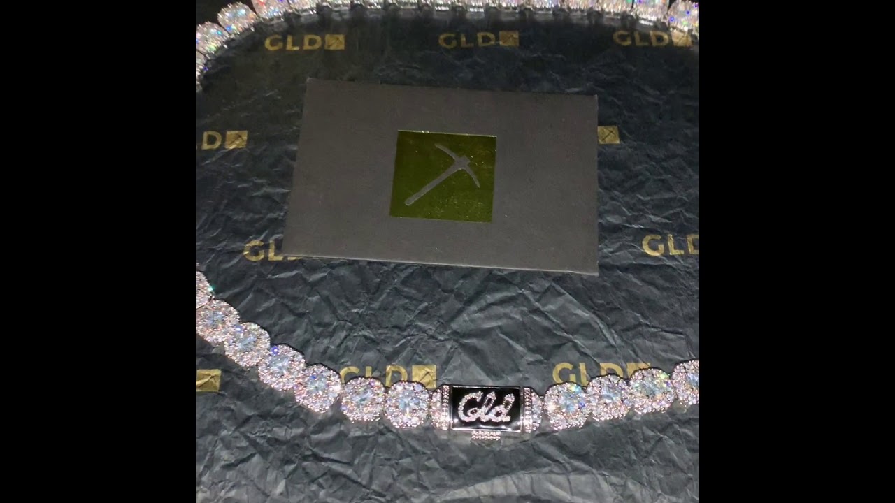 SHOP GLD REVIEW (3 Min Review) *Clustered tennis necklace* - YouTube