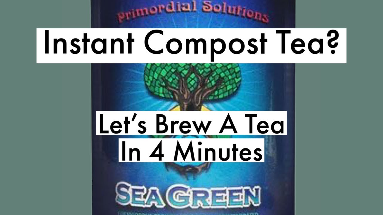 Brewing A Organic Compost Tea In 4 Minutes Made Easy - YouTube