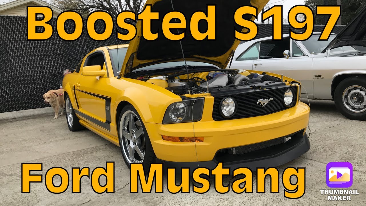 Boosted 2009 S197 Ford Mustang - YouTube