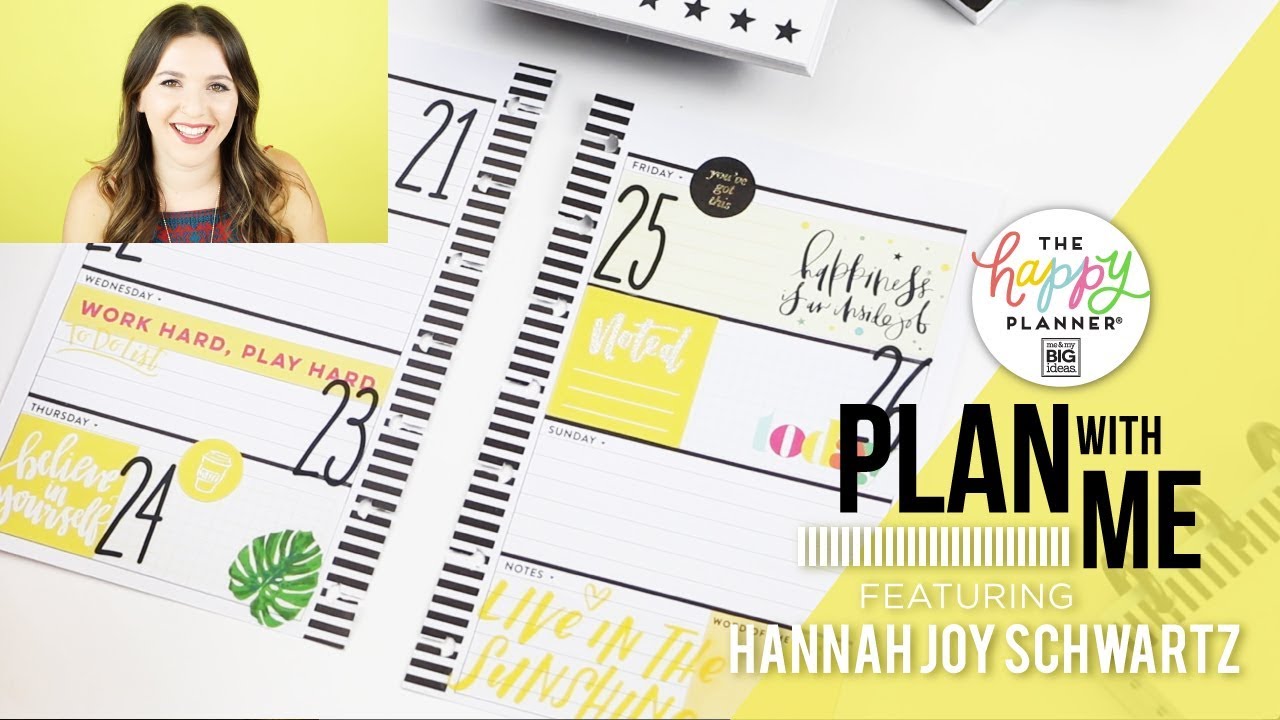Plan With Me! // The MINI Happy Planner® feat. Hannah! - YouTube
