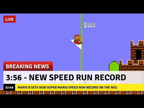 BREAKING: 3:56 - New Super Mario Speed Record Set - YouTube