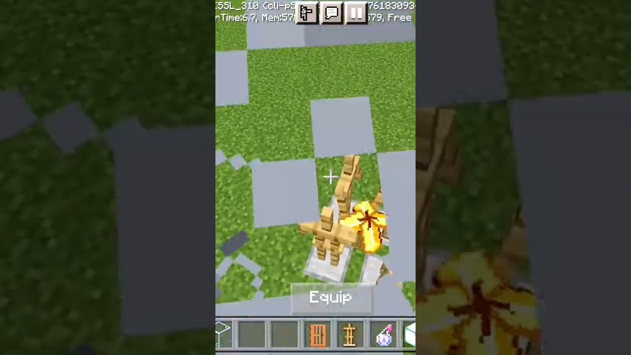 Minecraft viral tiktok hack #shorts - YouTube