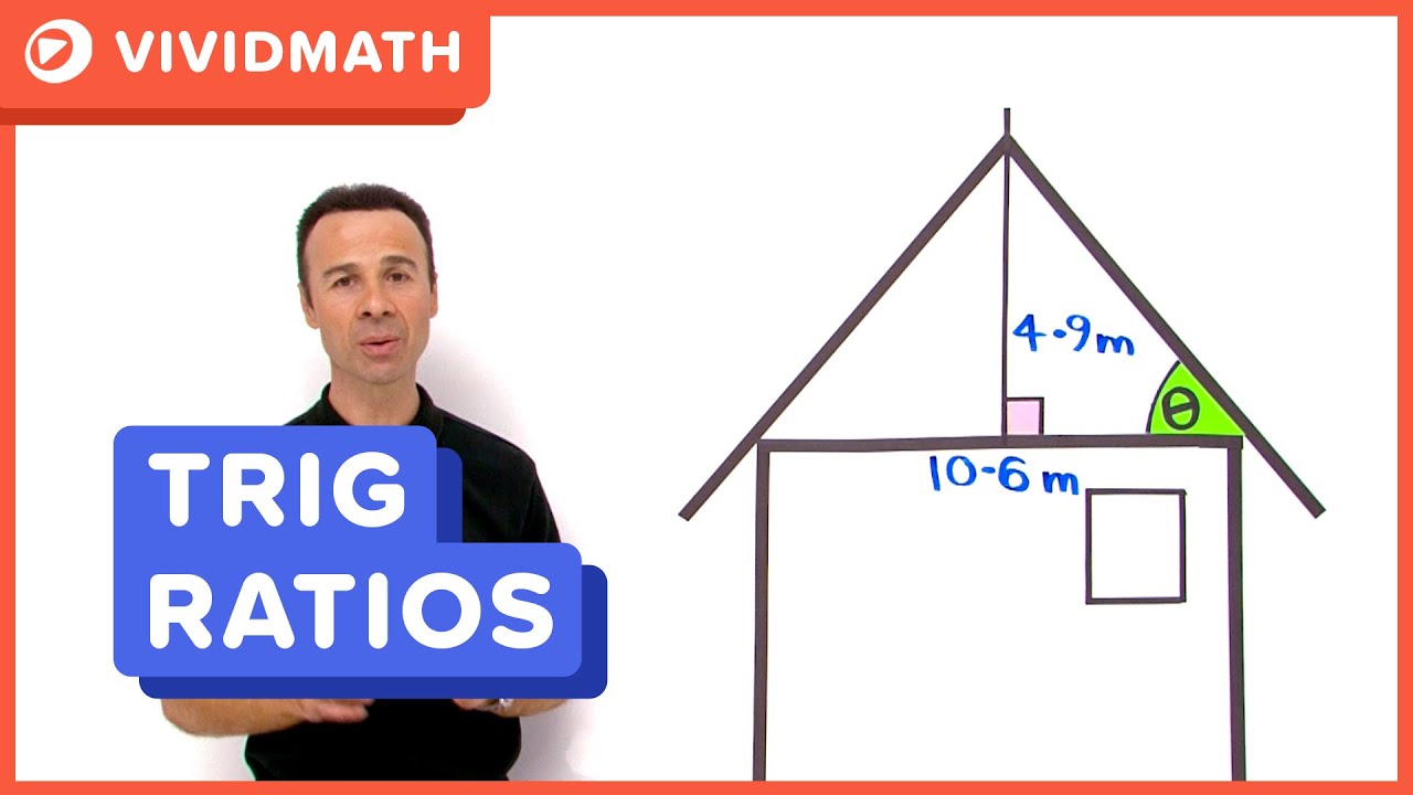 Trigonometric Ratios: Word Problem - VividMath.com - YouTube