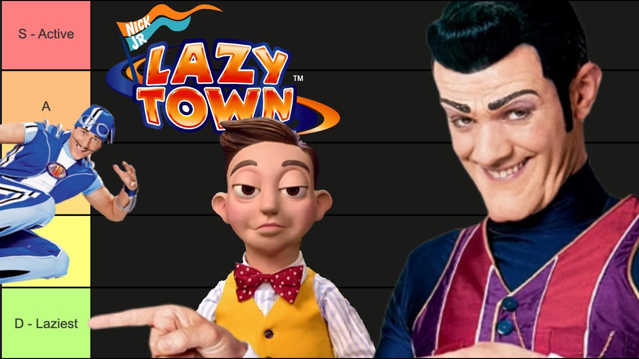 Ranking the LAZYTOWN characters on how lazy they are! - YouTube