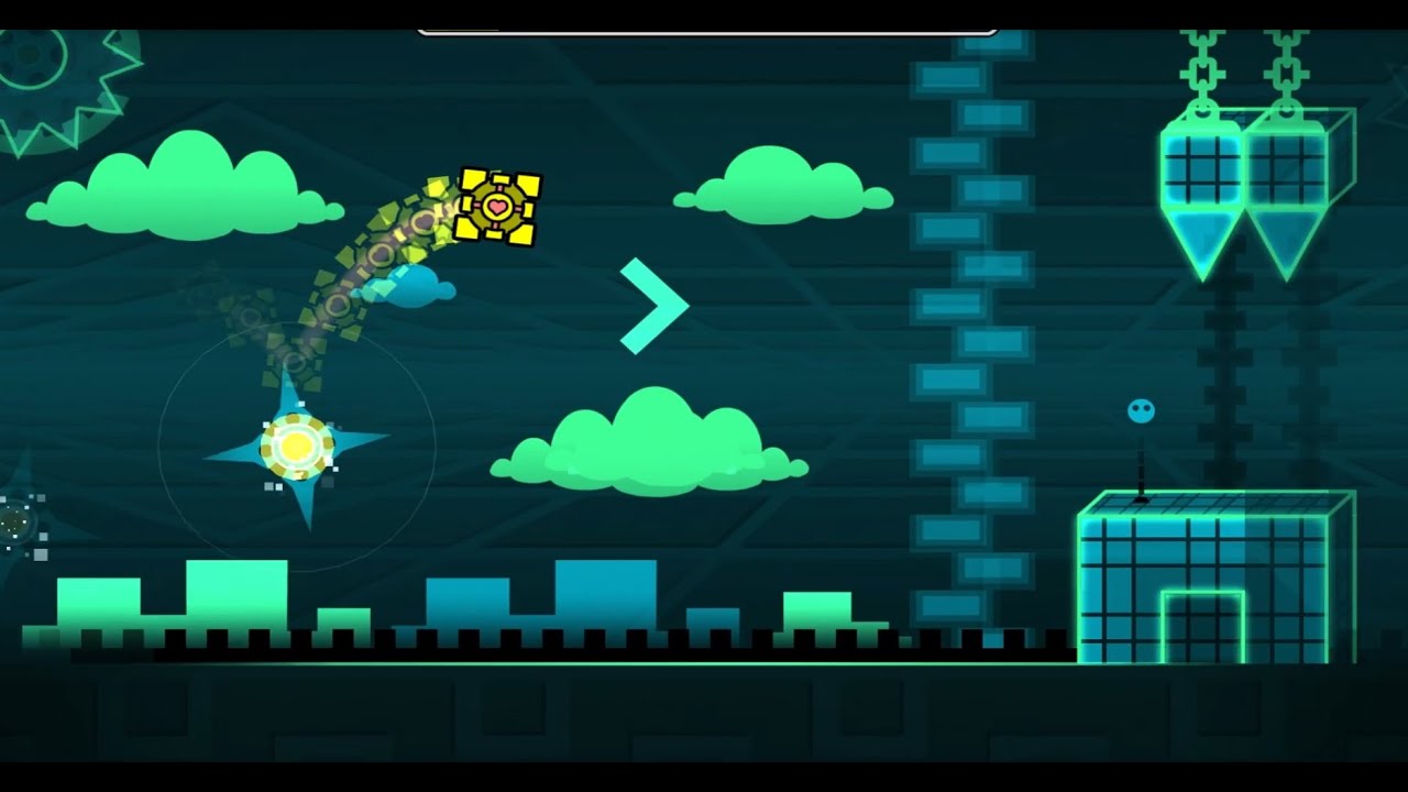 EN LAS NUBES! GEOMETRY DASH [1.9] - Clouds by Viprin - Bycraftxx - YouTube