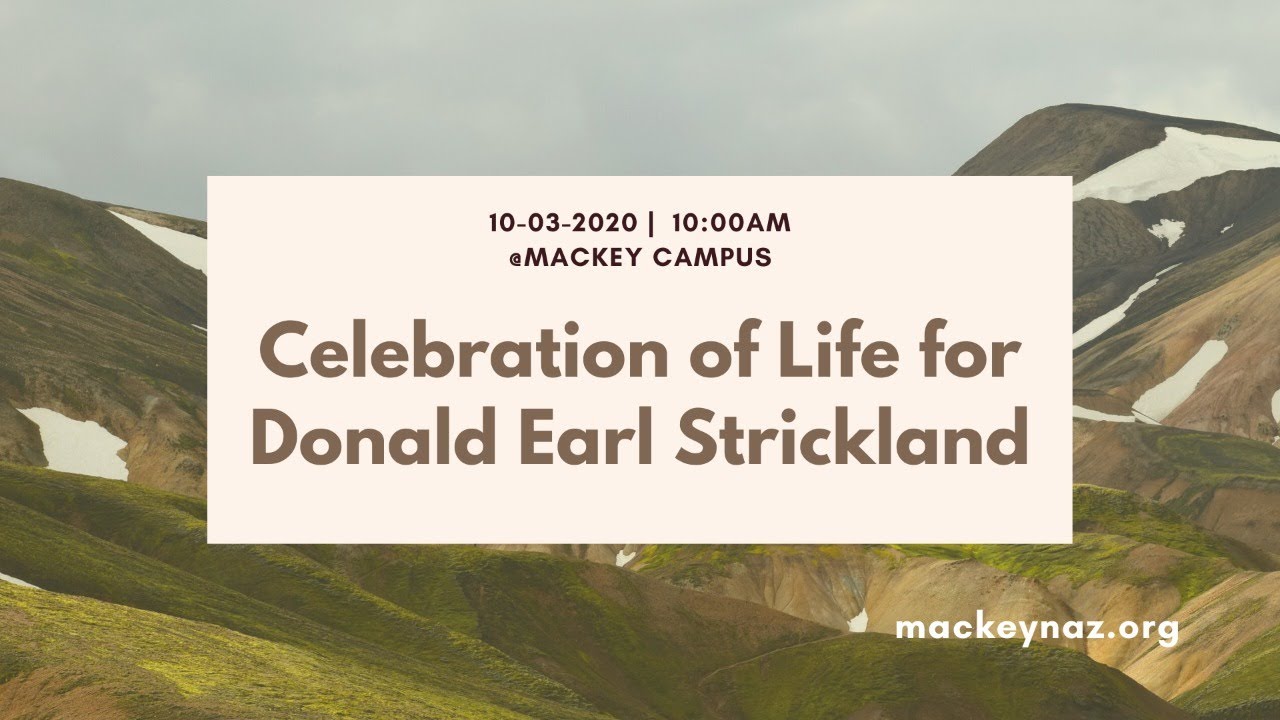 Don Strickland Funeral 10-03-2020 - YouTube