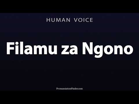How To Pronounce Filamu za Ngono