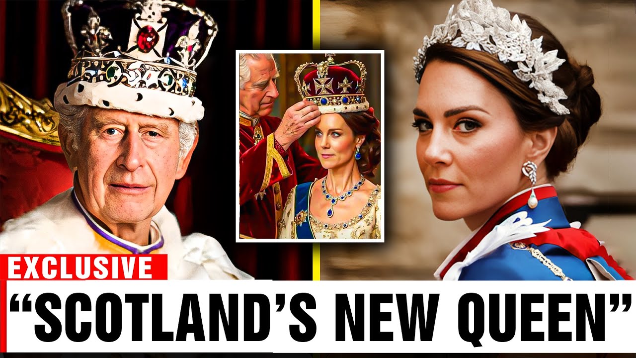 Catherine Crowned Monarch Of Scotland As King Charles Confers Title In ...
