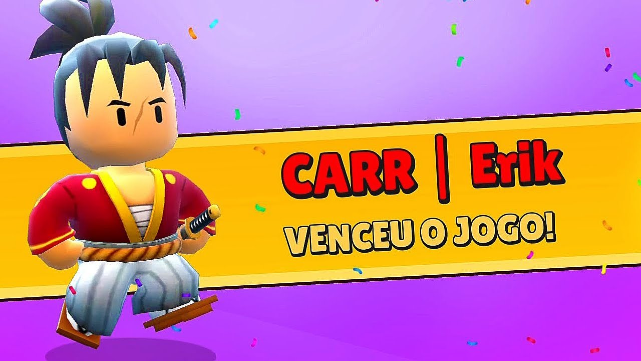 PEGUEI TODAS AS COROAS COM O SAMURAI - Stumble Guys - YouTube
