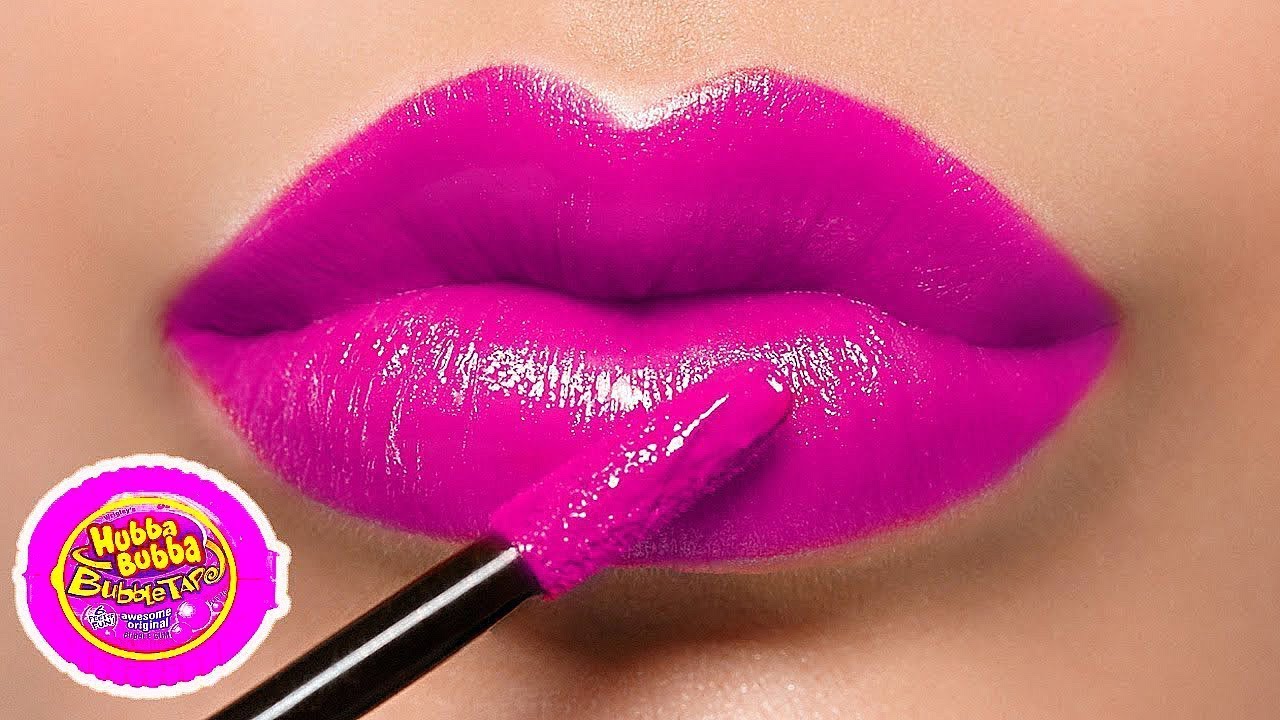 DIY: How to make Hubba Bubba Lipstick and LipBalm! Use Real Bubblegum ...