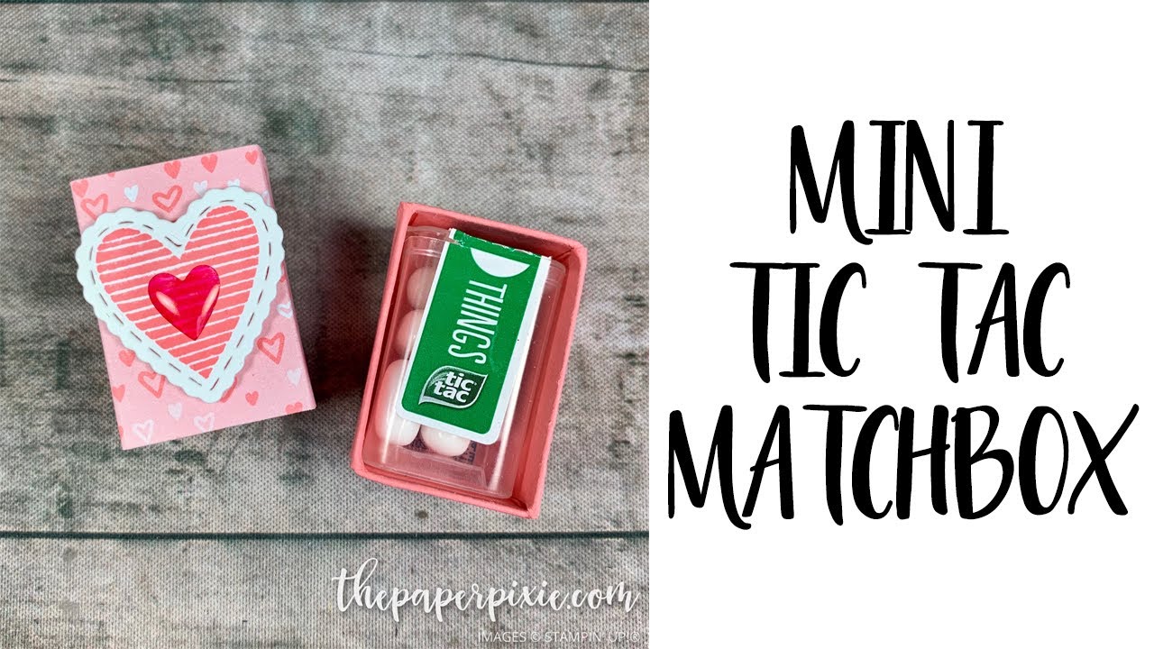 Mini Tic Tac Matchbox Tutorial - YouTube