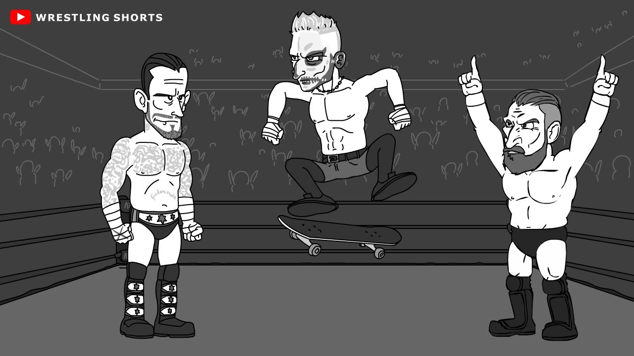 CM Punk vs Darby Allin AEW ALL OUT Parody Cartoon (feat. Bryan ...