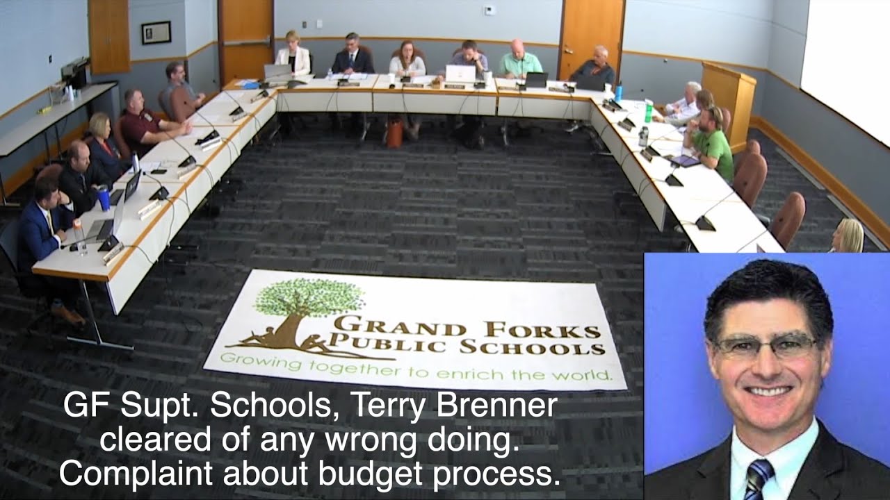 Grand Forks Supt. Schools Terry Brenner Cleared Of Any Wrong Doing by ...