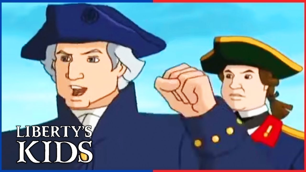 🇺🇸 Liberty's Kids 110 | Washington Takes Command | History Cartoon ...