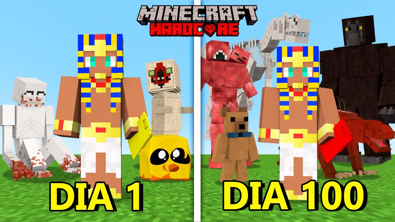 SOBREVIVI 100 DIAS com SCP no MINECRAFT - YouTube