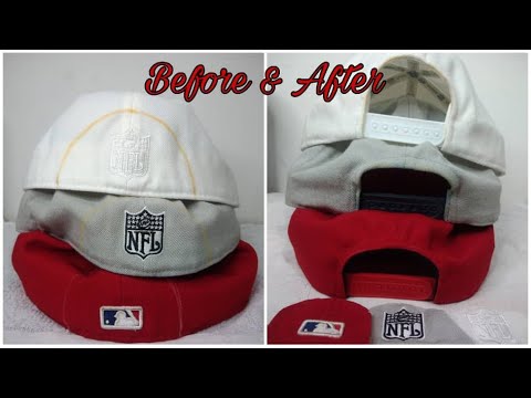 how to turn fitted caps to snapback cap. - YouTube