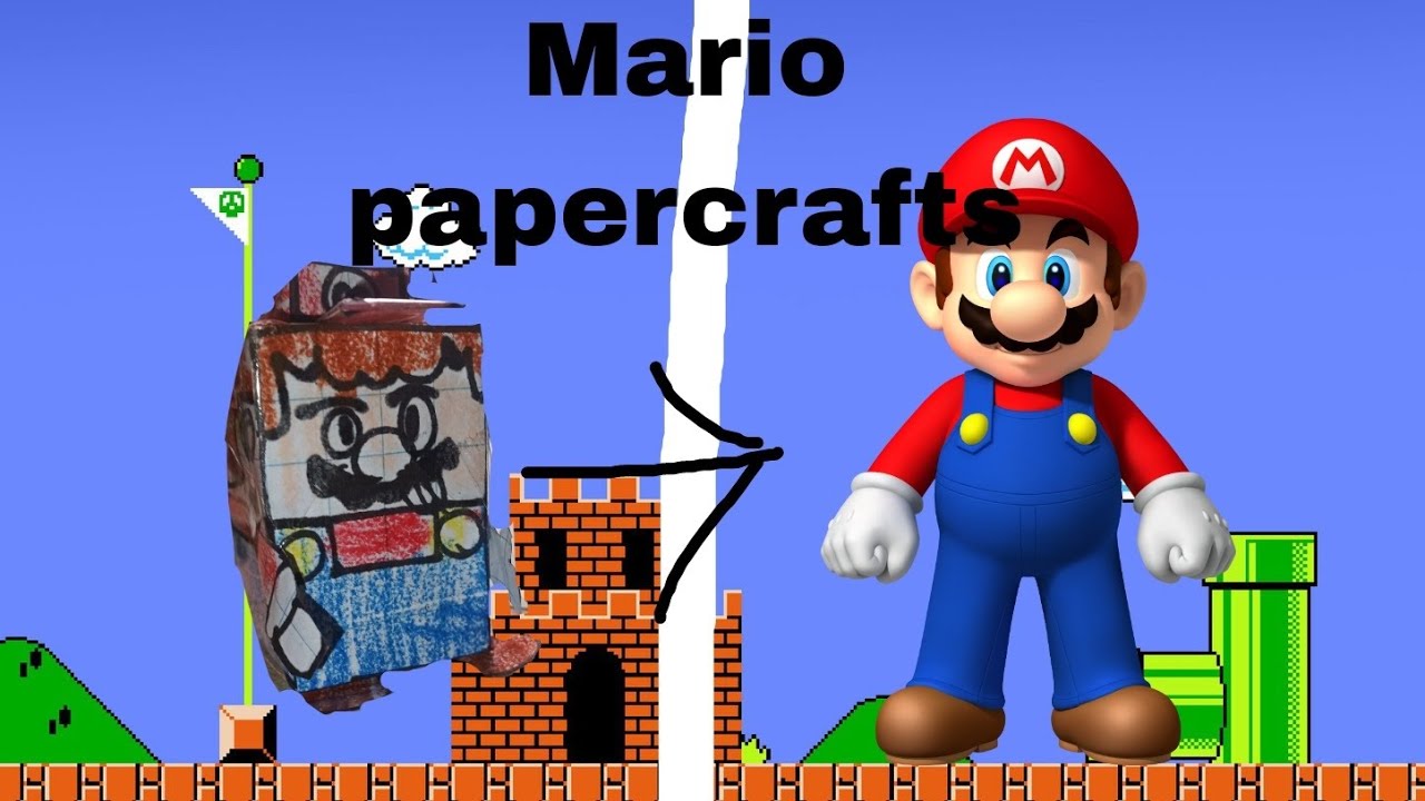 ALL of my super Mario bros papercrafts - YouTube