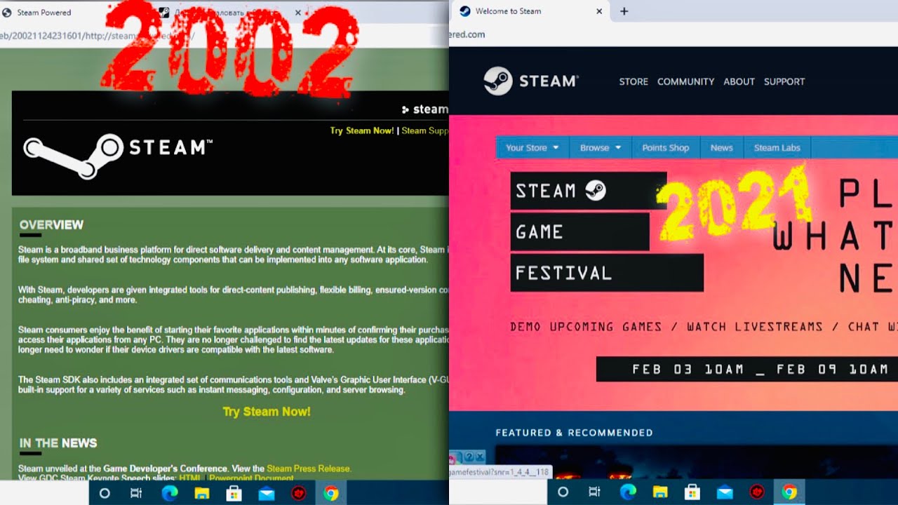 Evolution Of Steampower.com 2002-2021 - YouTube