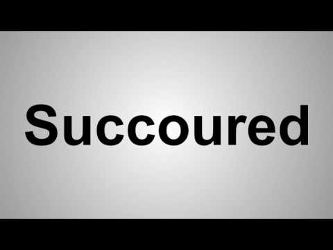 How To Pronounce Succoured - YouTube