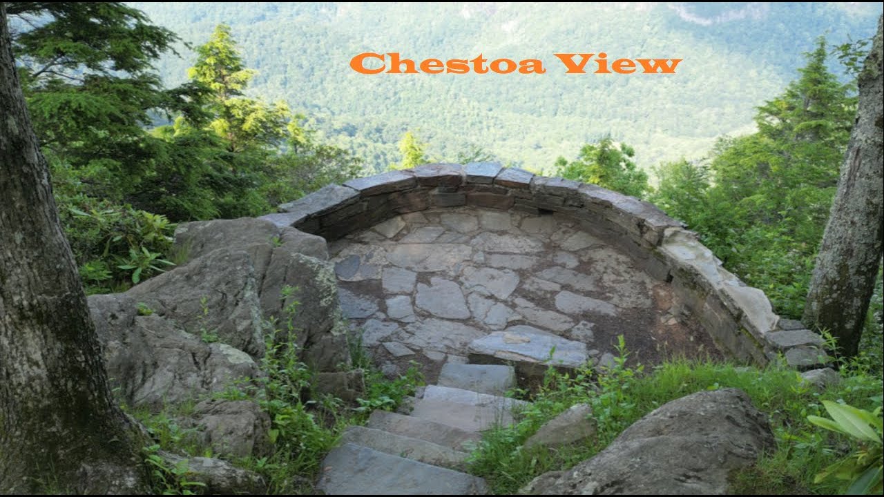 Taking the short path to Chestoa View. Lost where I took off from! Blue ...