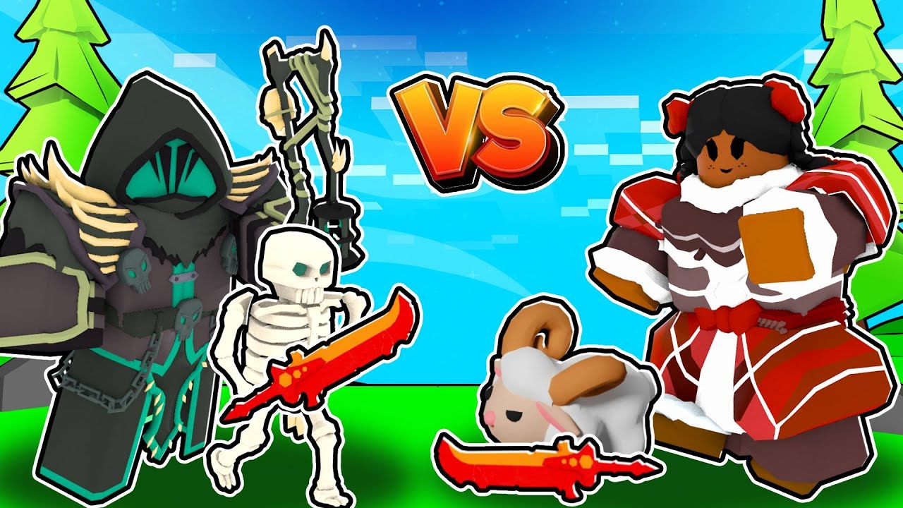 Skeleton ARMY VS KILLER Sheep ARMY! Which Is OP In Roblox Bedwars ...