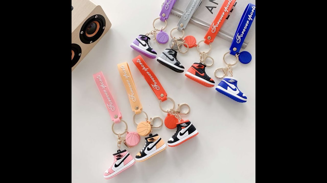 Air Jordan Nike Shoes Key Chain - YouTube