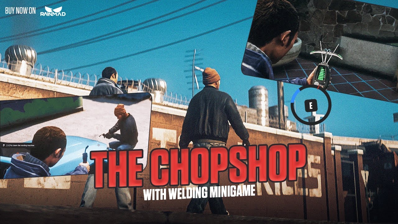 Chopshop with Welding Minigame | FiveM Script - YouTube
