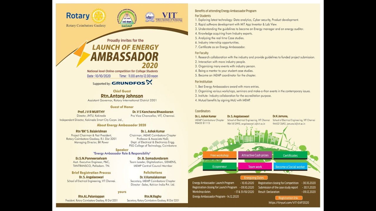 Energy Ambassador Program 2020 - Colleges Training Workshop - Day 1 ...