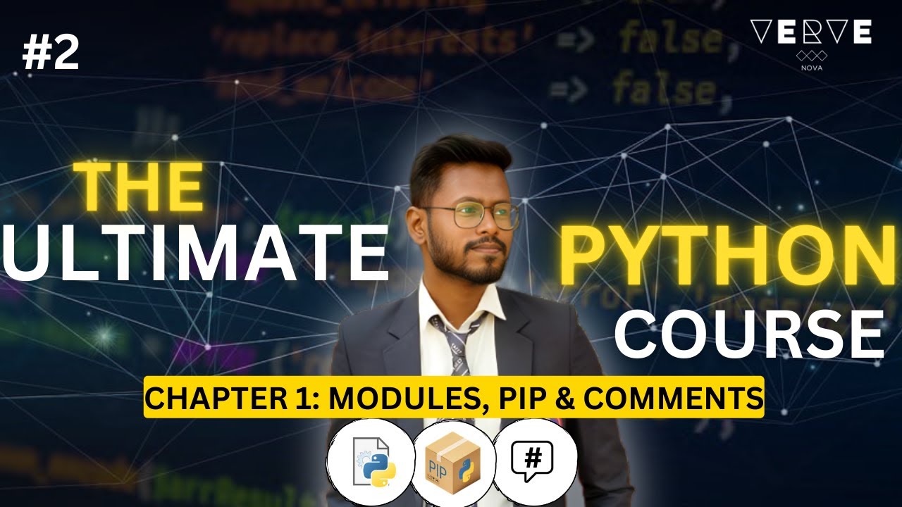Python Course for Beginners [Chapter 1] – Modules, PIP & Comments Explained | #PythonCourse ...