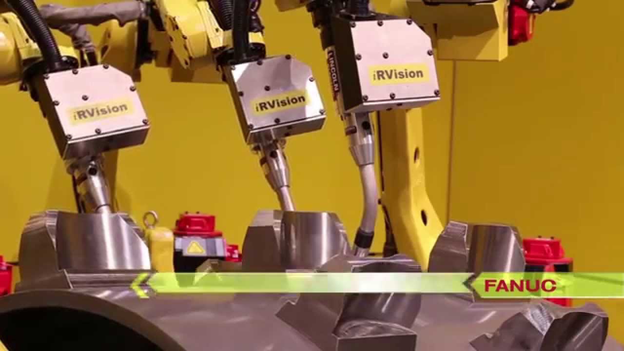 FANUC Robots Arc Weld A Large Compactor Drum Using Coordinated Welding ...