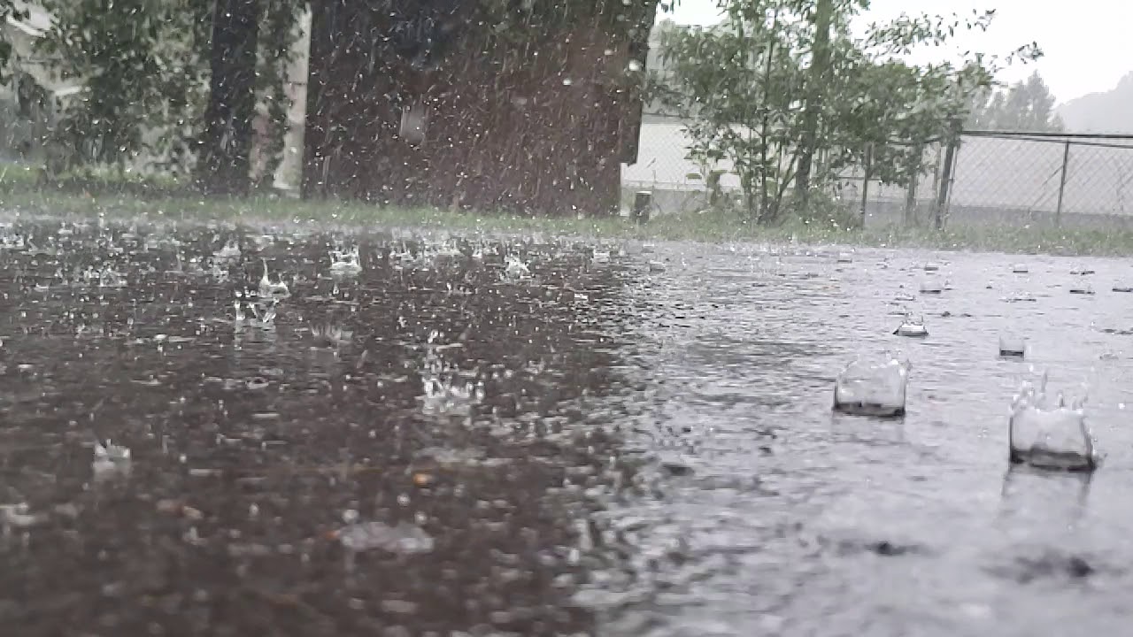Super slow motion rain - YouTube