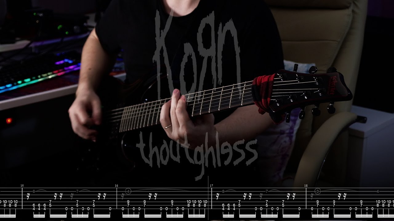 KoRn - Thoughtless [Instrumental] [TAB] [4K] - YouTube