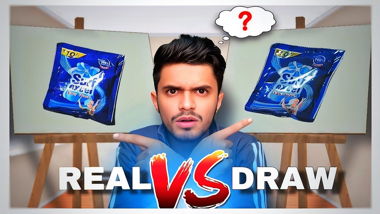 Real vs Drawing | So realistic that It Will Blow Your Mind 😵🤯 - YouTube