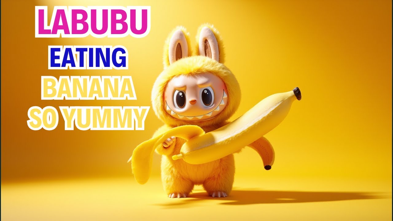 🎶LABUBU – EATING BANANA 🍌 | FUN & EDUCATIONAL KIDS SONG! - YouTube