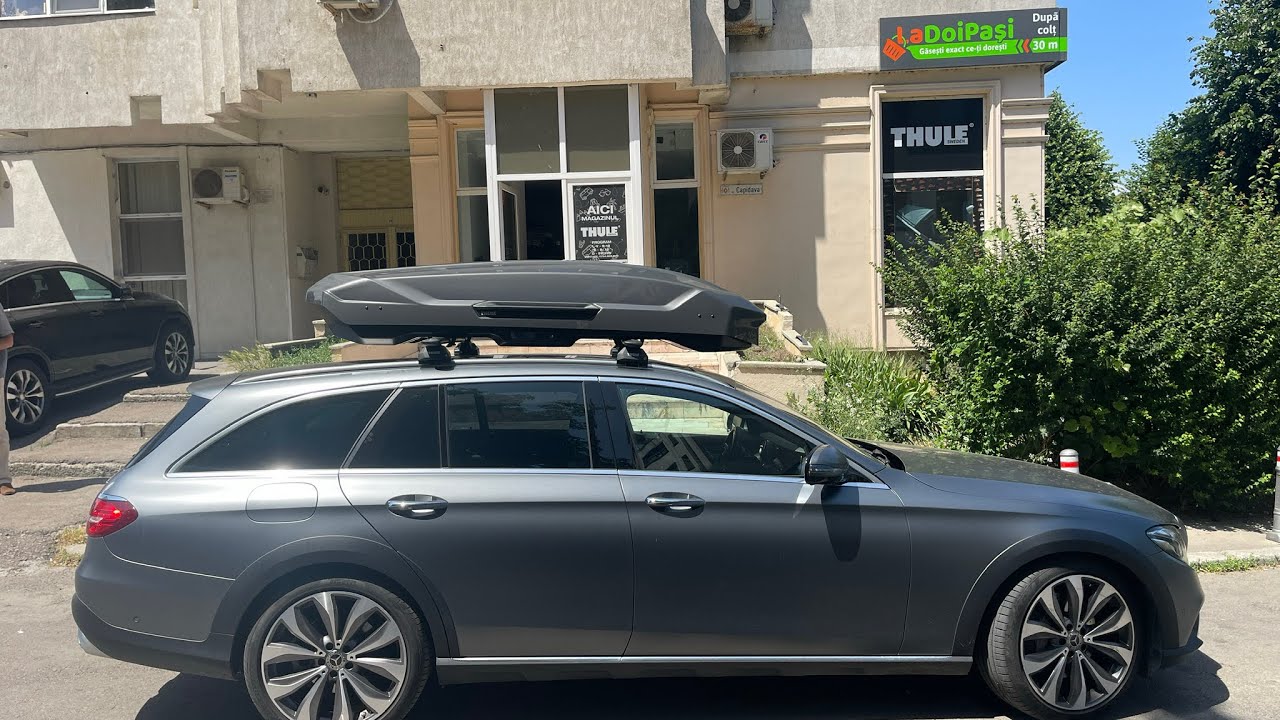 Thule Motion 3 Titan pe Mercedes Benz E All Terrain - YouTube