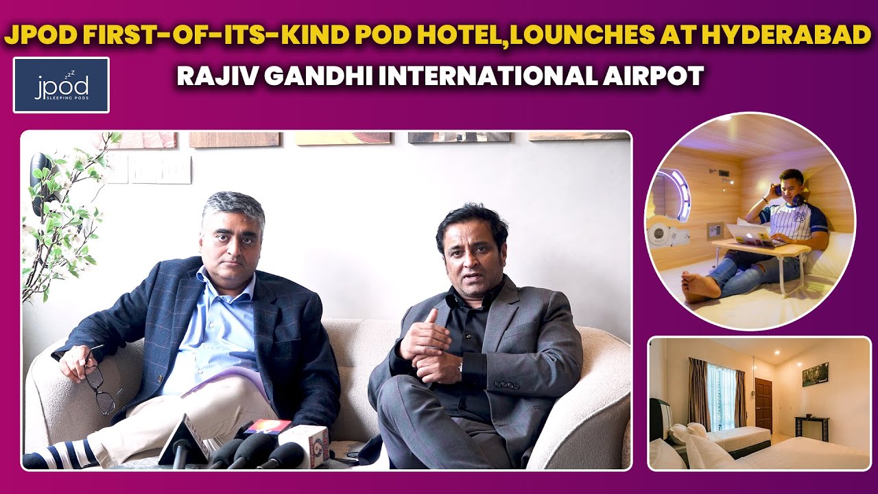First Of Its Kind Pod Hotel Now At Hyderabad Airport | JPOD - YouTube