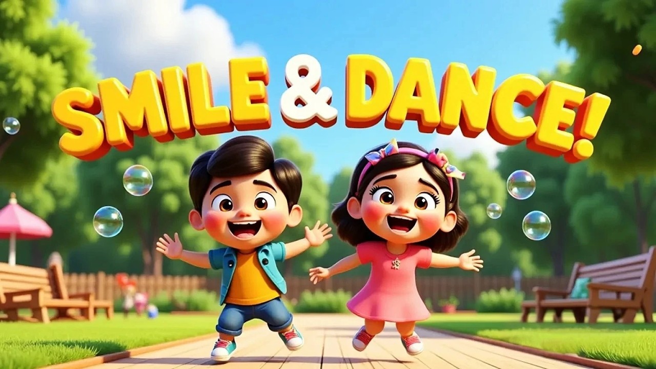 Smile, Jump, Dance! The Happiest Kids Song - YouTube