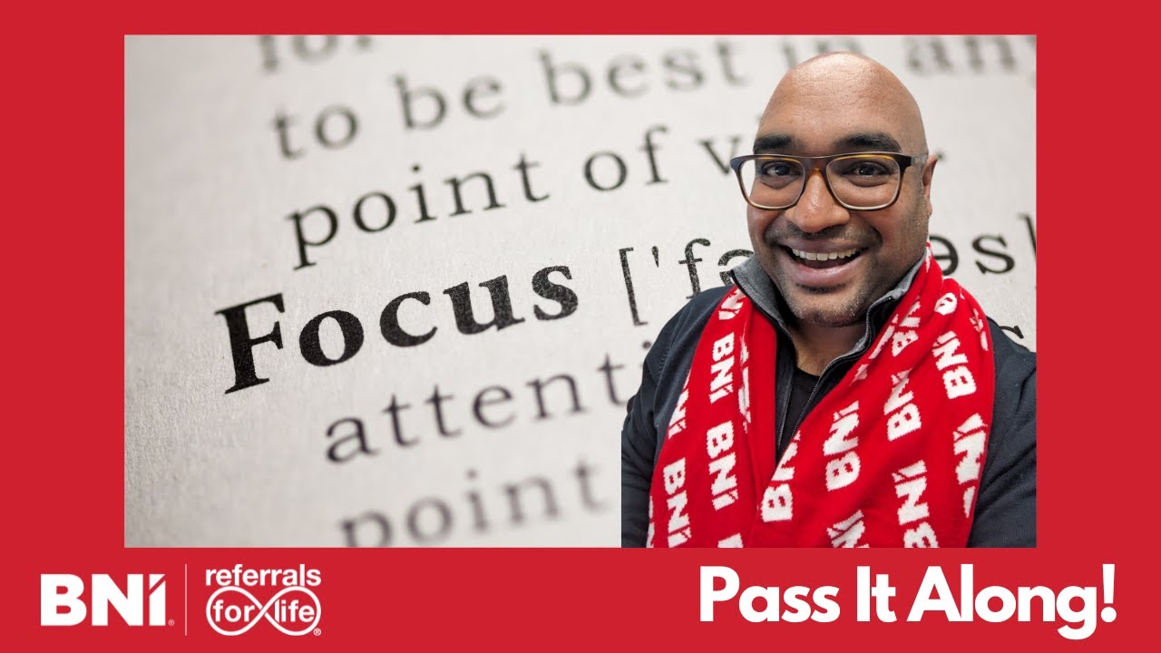 The Power of Narrowing Your Focus - Pass It Along! - YouTube