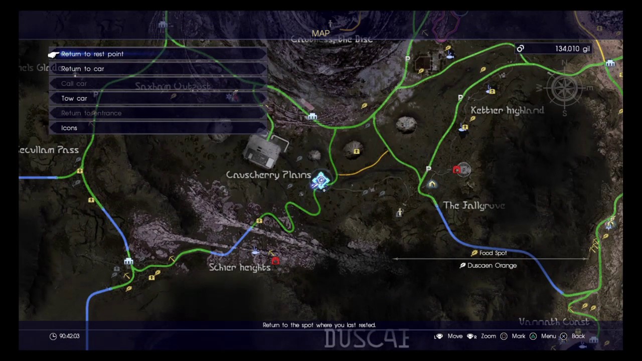 FINAL FANTASY XV - Duscaen Orange Location - YouTube