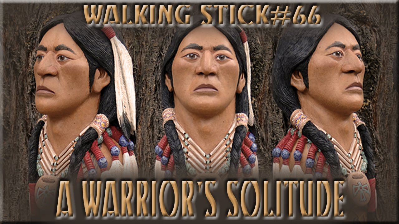 Native American Walking Stick #66 - YouTube