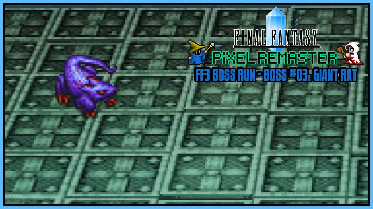 Final Fantasy Pixel Remaster Boss Run – Final Fantasy III Boss #3 ...