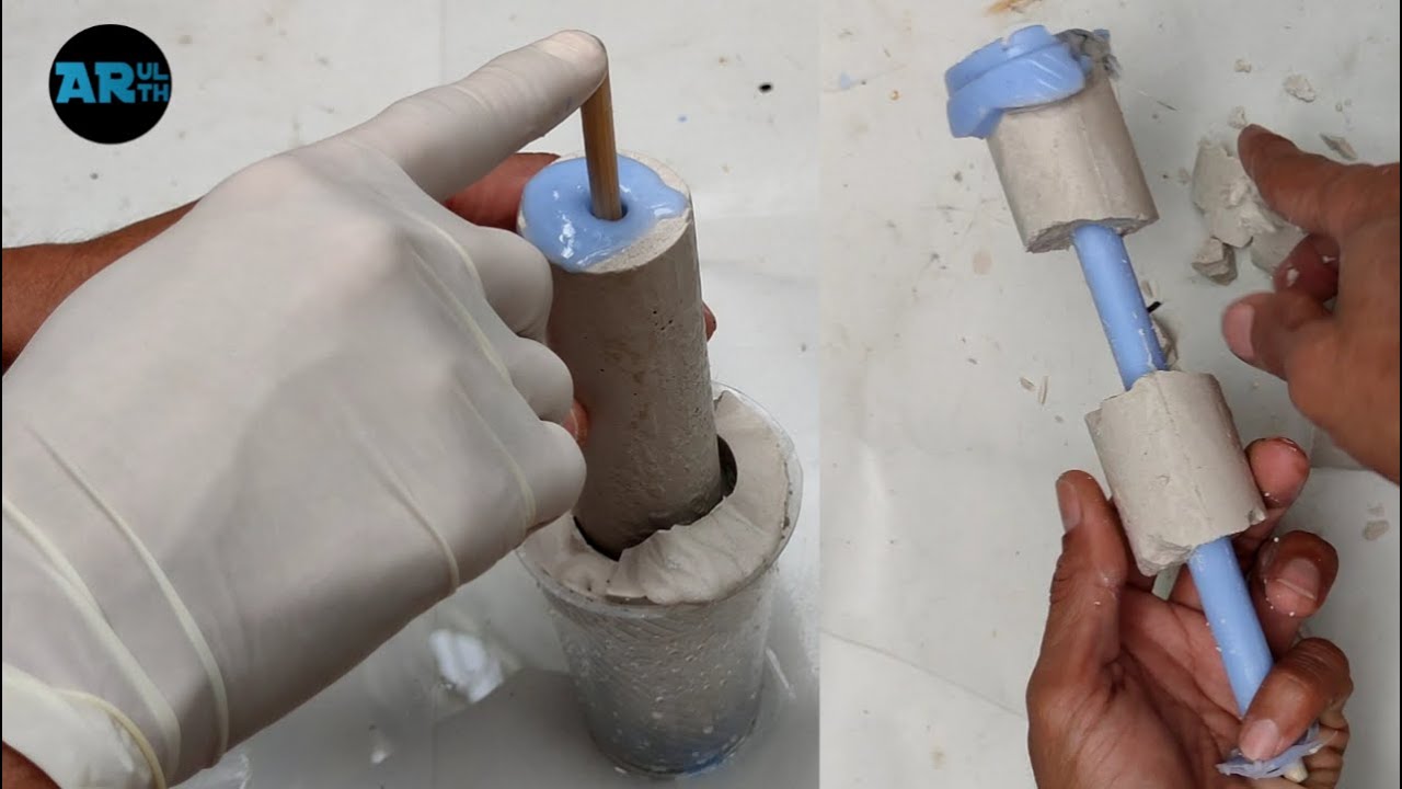 Easy ways to make rubber rod - Making rod from Silicone Rubber RTV 52 ...