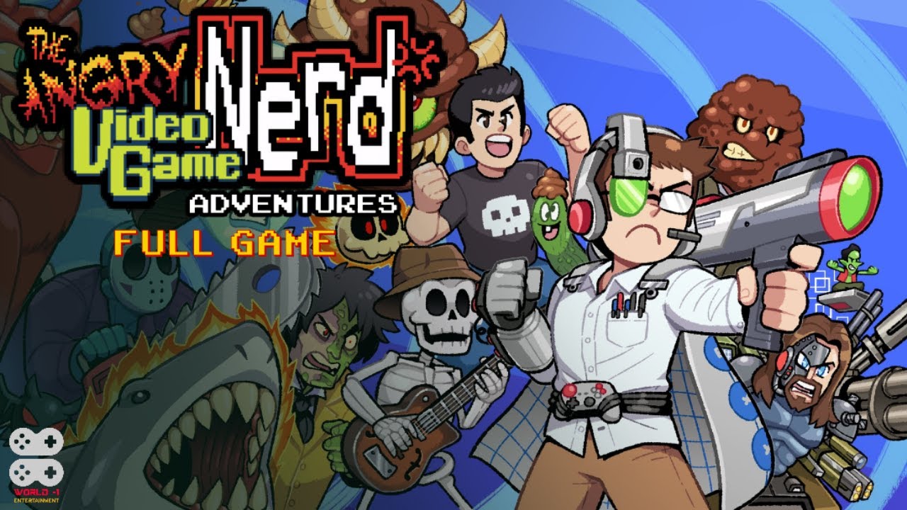 Angry Video Game Nerd Adventures (PS5) Full Game Playthrough - YouTube