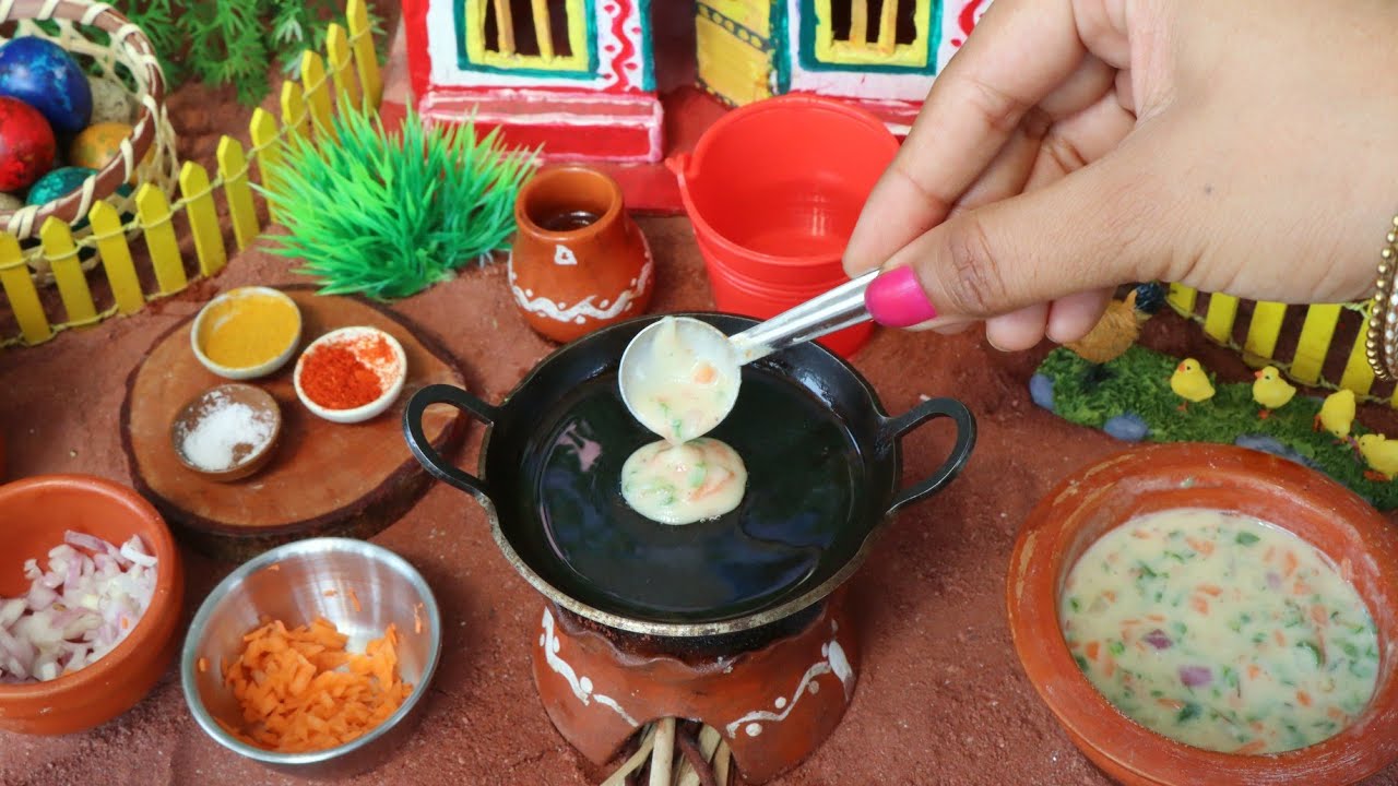 Miniature Vegetable Dosa Recipe | Crispy Masala Dosa | Street Food ...