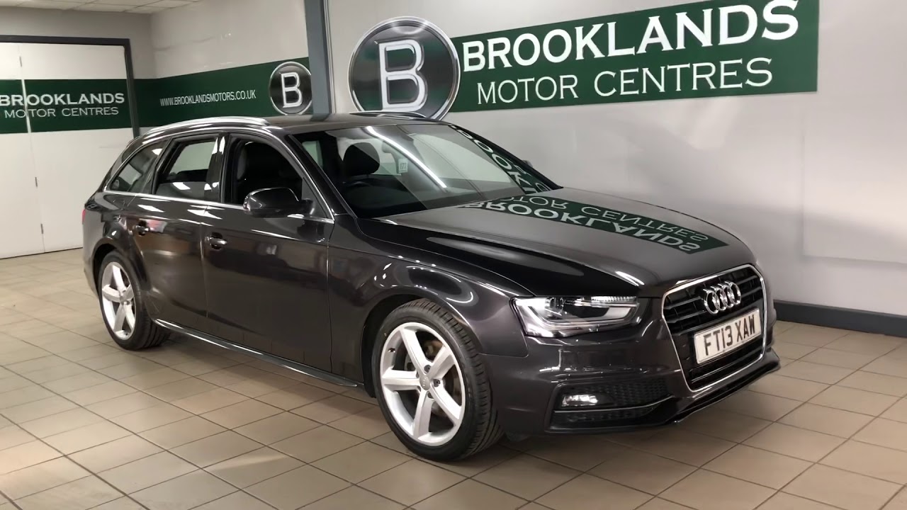 2013 Audi A4 2.0 TDI S Line Avant Auto Brooklands Leeds - YouTube